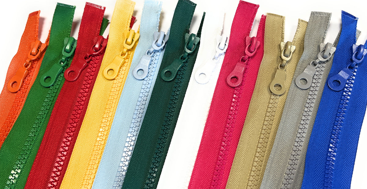 Chunky Coloured Open Zips (New) – adszipper