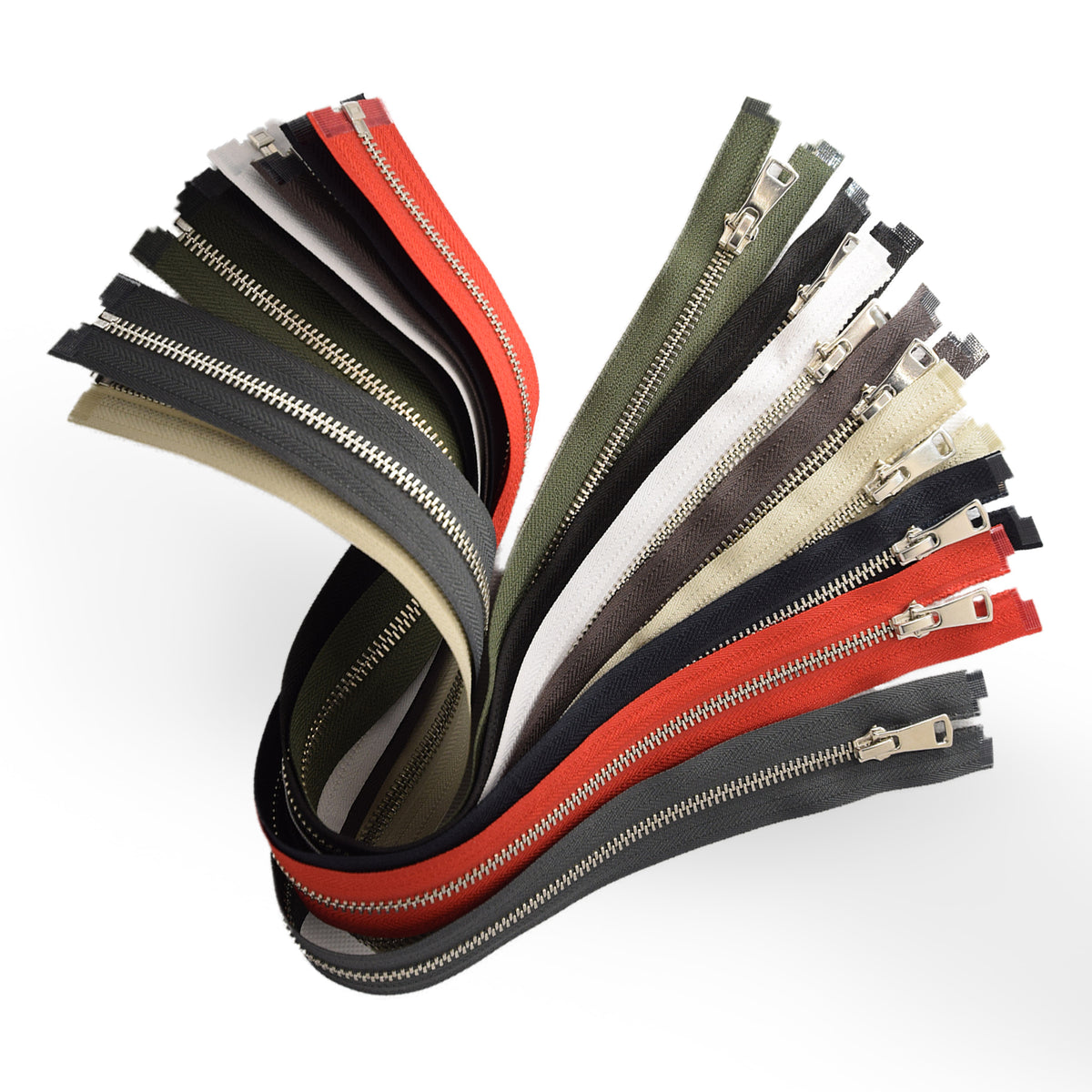 Metal #5 Coloured Open End Zips – adszipper